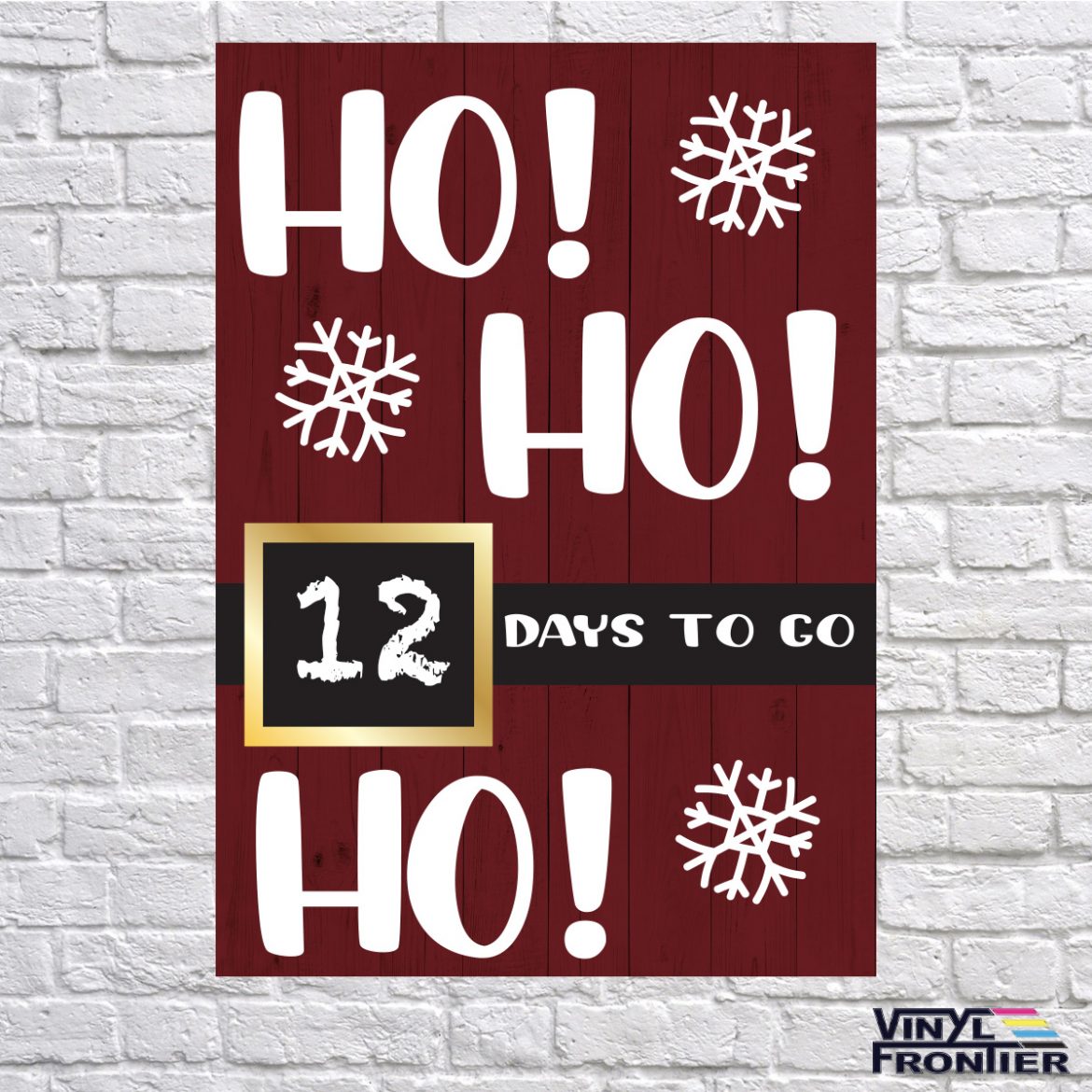 Christmas Countdown Sign – Vinyl Frontier